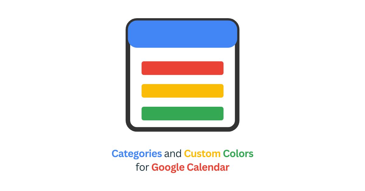 Calendar Color | Color and Organize Your Calendar